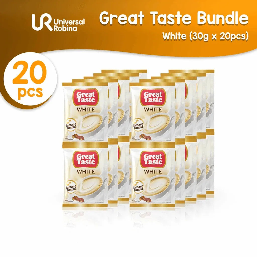 Great Taste 3-in-1 White Coffee Mix - 10 Sachets × 30g ( 1+1 ) Offer ...