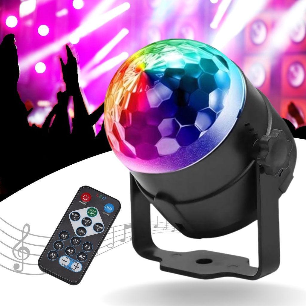 LED Disco Laser Ball with Remote Control – RGB Party Light – Sige Mart UAE