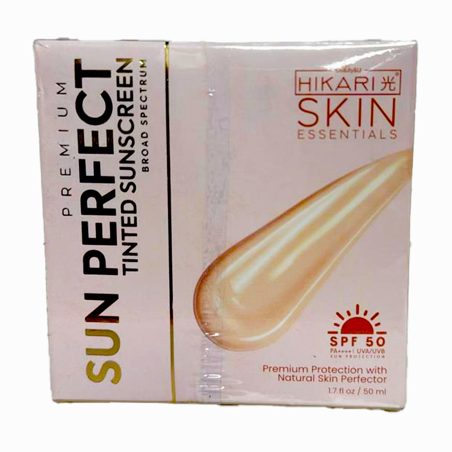 Hikari Premium Sun Perfect Tinted Sunscreen SPF50 PA++++ - 50ml – Sige ...