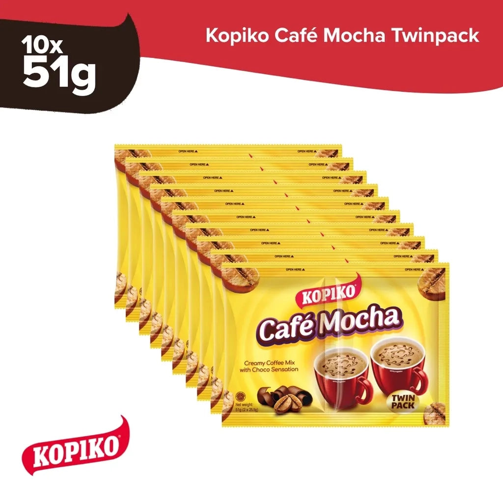 Kopiko Cafe Mocha Twin Pack – 51g x 10 – Sige Mart UAE